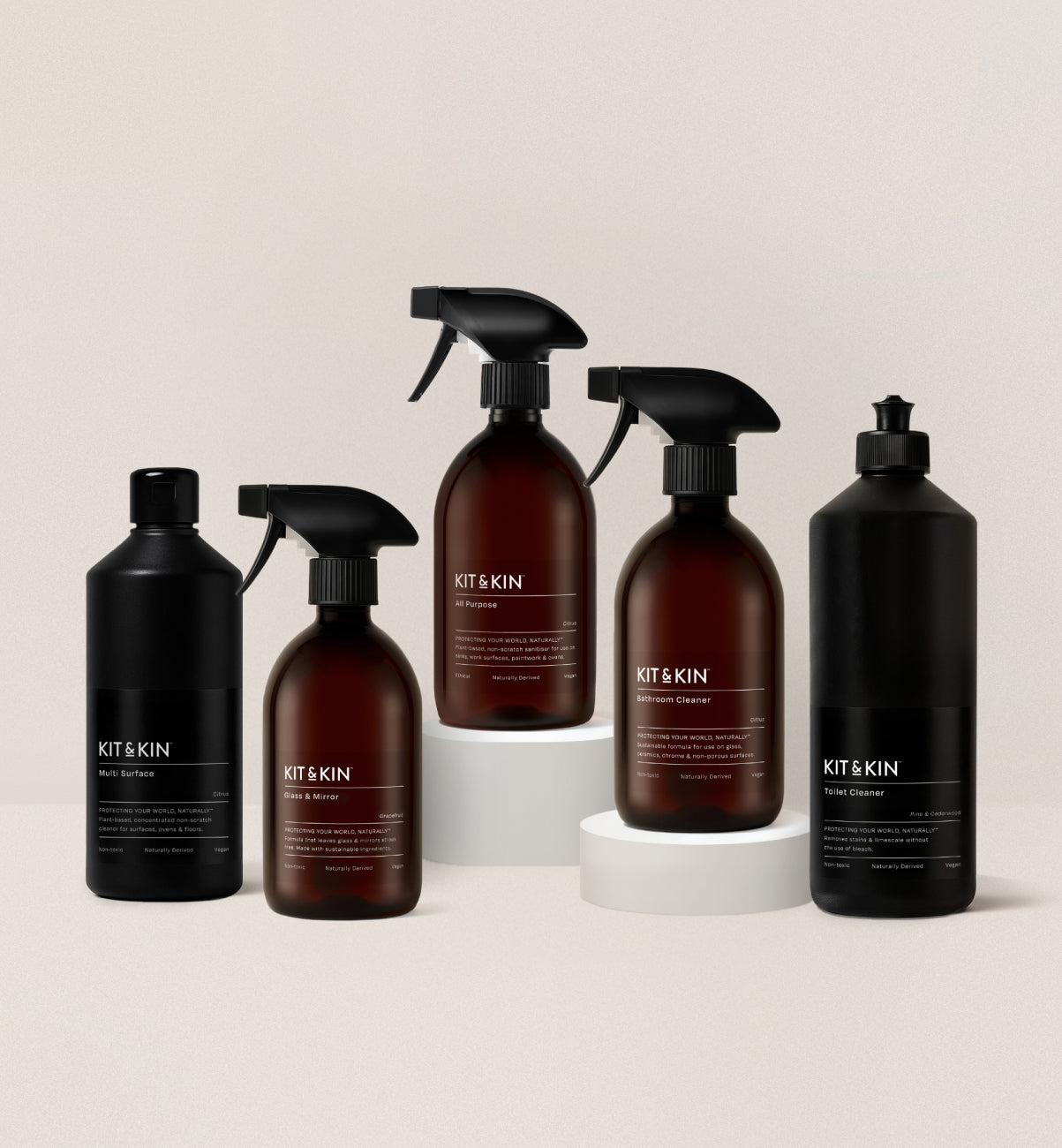 Eco Home Cleaning Bundle | Plant-Based & Effective | Kit & Kin