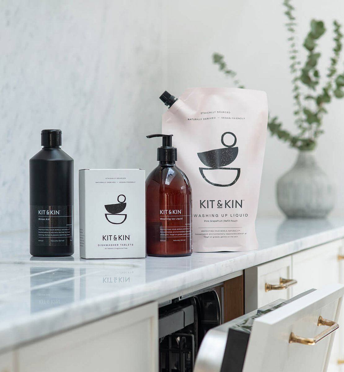 Eco Dishes Bundle | Non-Toxic Cleaning | Kit & Kin